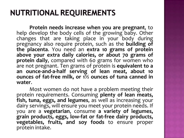 Nutrition during pregnancy | PPT