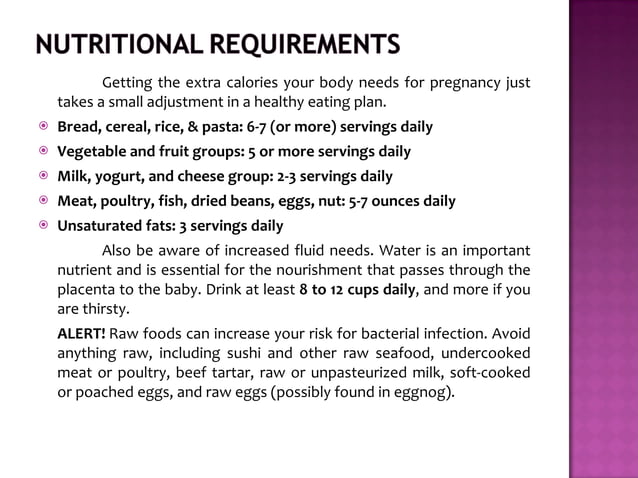 Nutrition during pregnancy | PPT