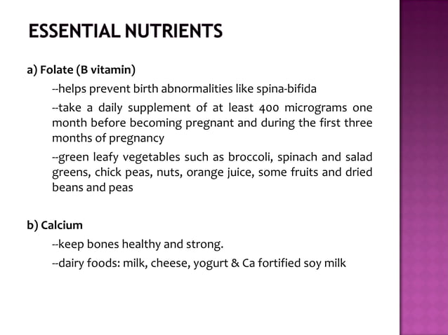 Nutrition during pregnancy | PPT