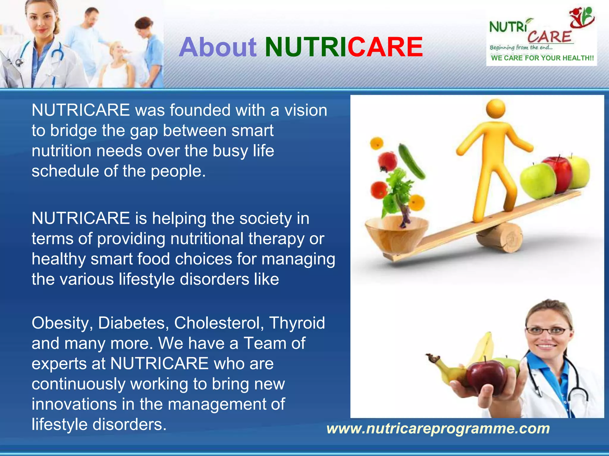Nutricare programme profile | PPTX