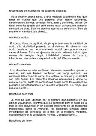 Nutricion Y salud | PDF