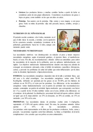Nutricion En El Preescolar Docx
