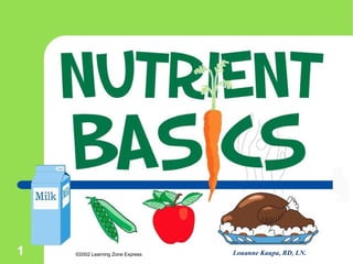 Basic Nutrition Powerpoint Presentation