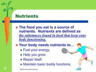 Nutrient Basics | PPT