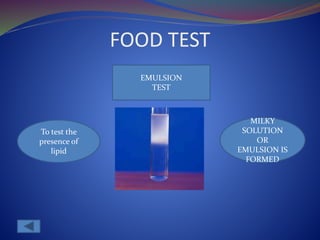 Nutrient content in food | PPTX