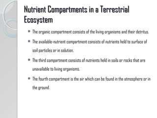 Nutrient cycling | PPT