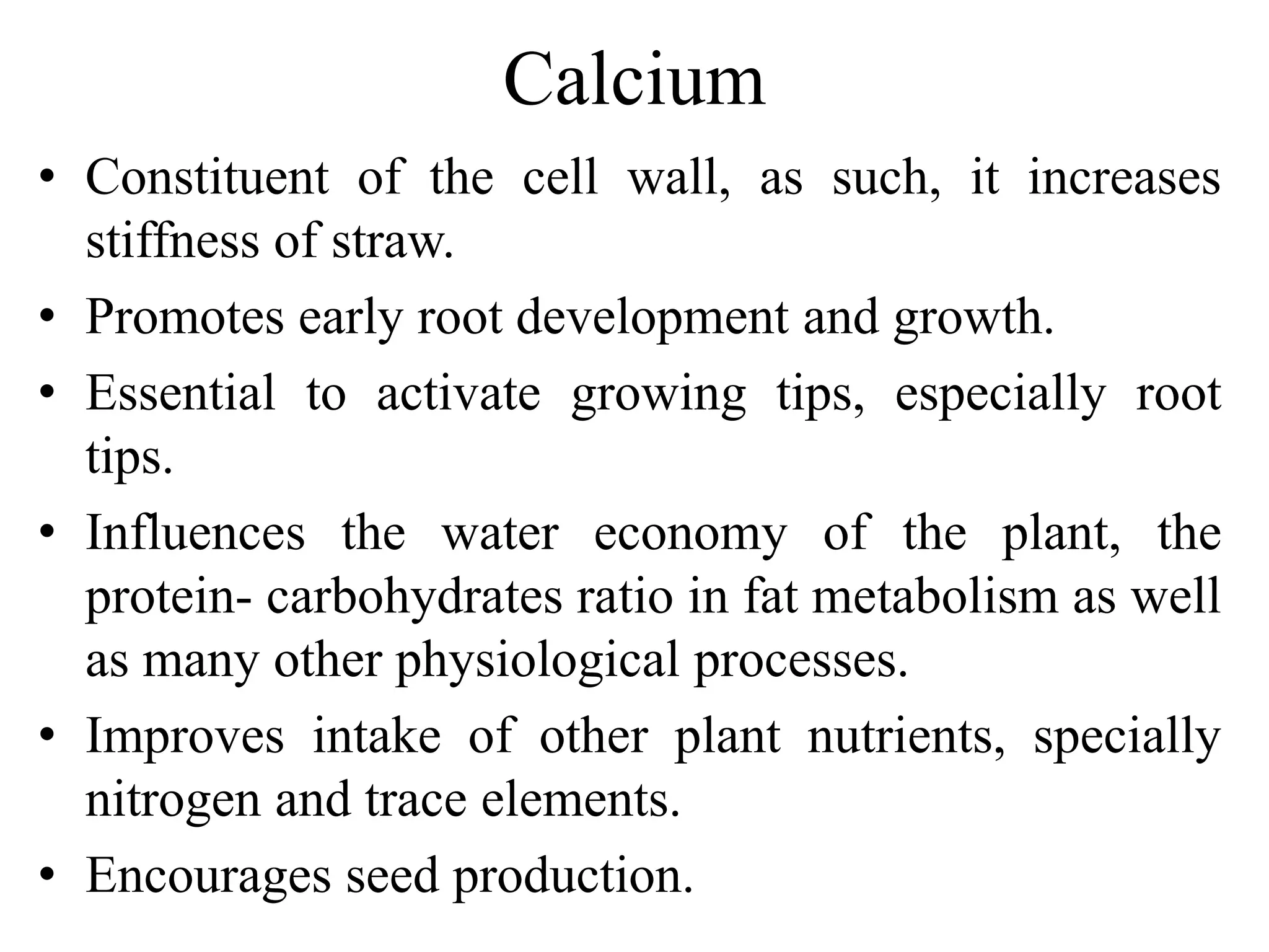 Nutrient functions in plants Nutrient functions in plants | PPT
