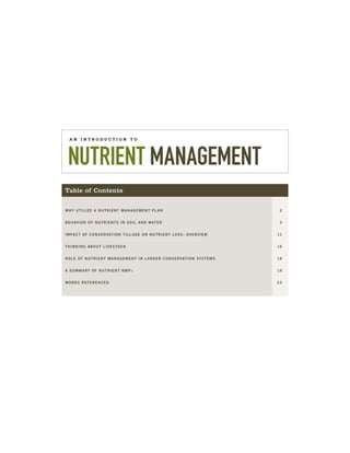 Nutrient management | PDF