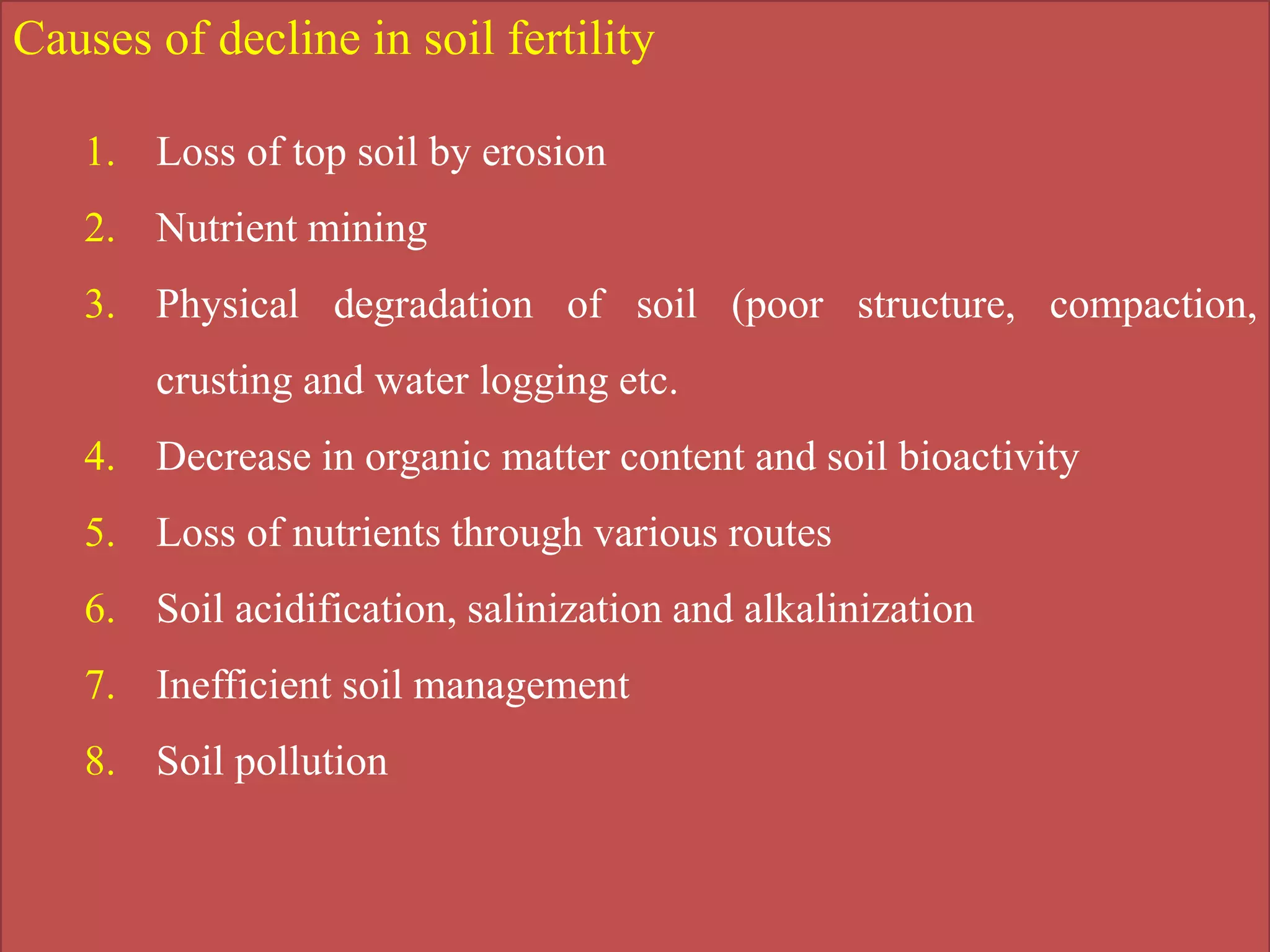 Nutrient mining | PPTX