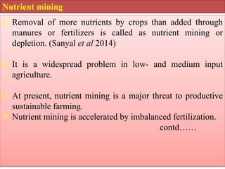 Nutrient mining | PPTX