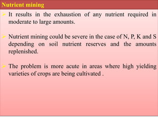 Nutrient mining | PPTX