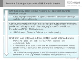 Nutrient Profiling 2012 | PDF