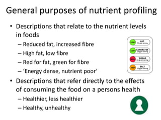 Nutrient Profiling for FOP Labelling_2013 | PDF