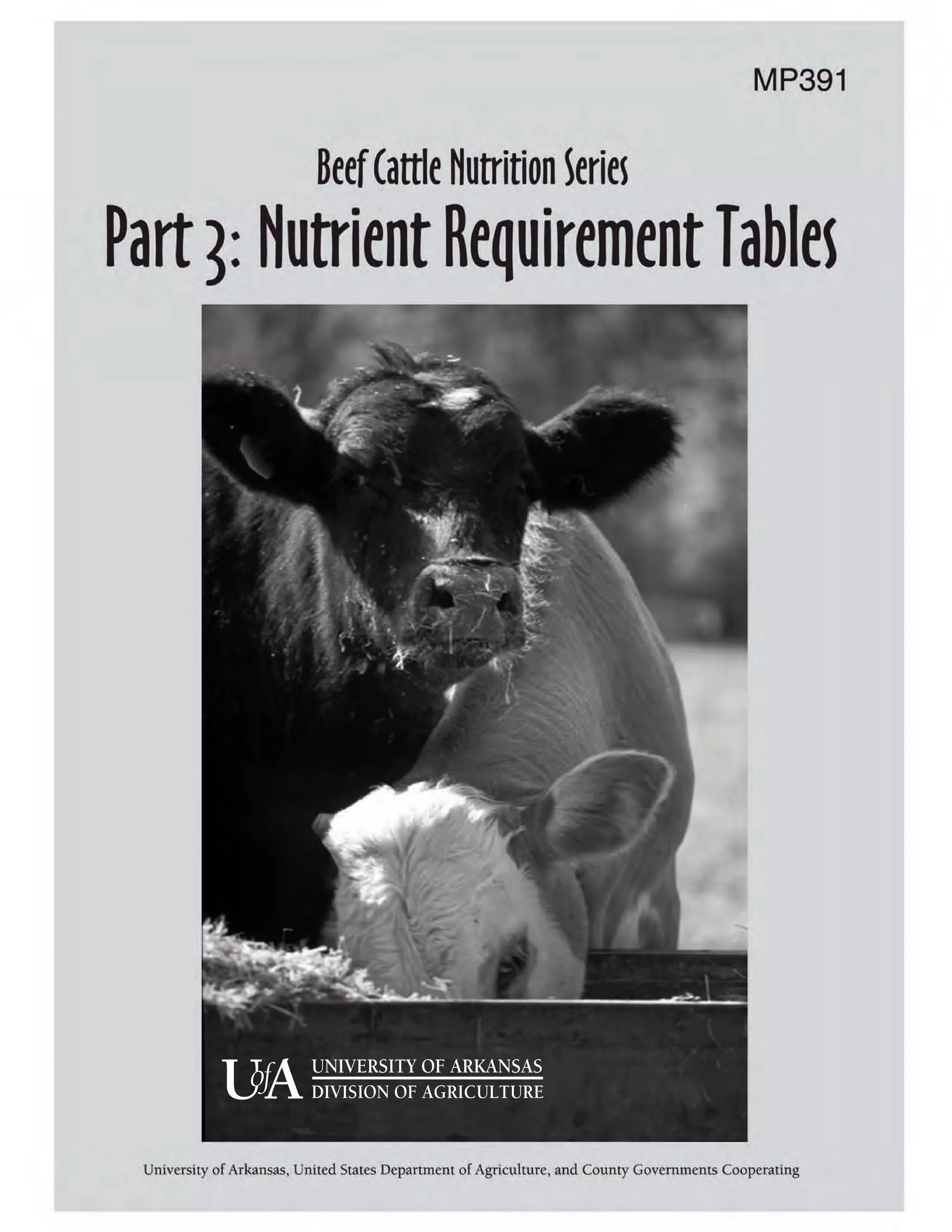 Nutrient requirment table NRC | PDF