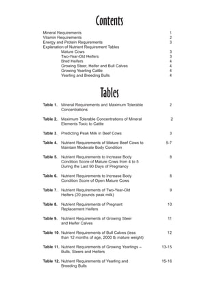 Nutrient requirment table NRC | PDF