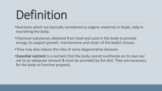 NUTRIENTS - A quick introduction | PPT