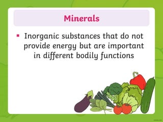 nutrients in food in science grade 8 ggg | PDF
