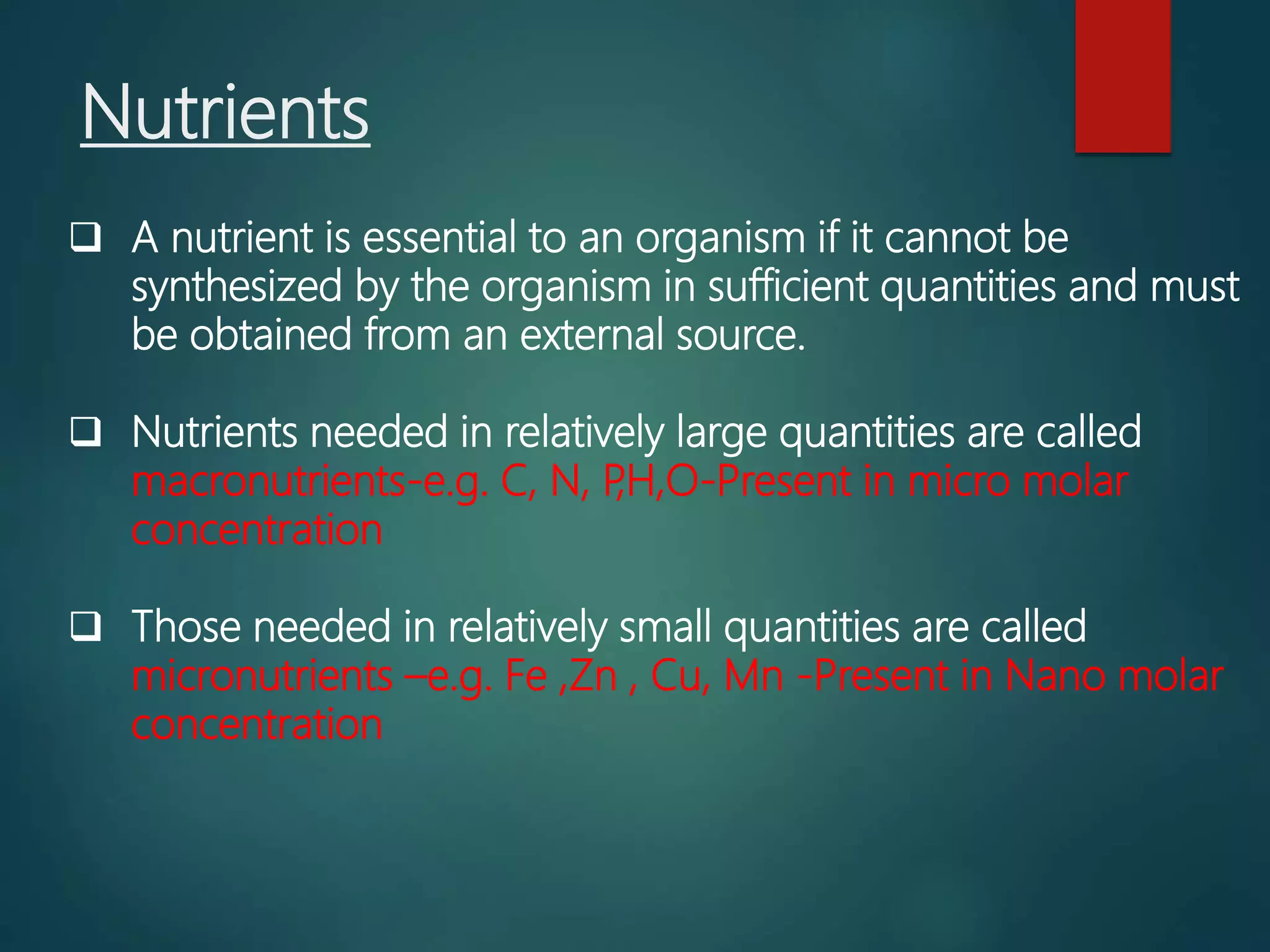 Marine Nutrients and Salts | PPTX