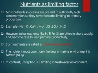 Marine Nutrients and Salts | PPTX