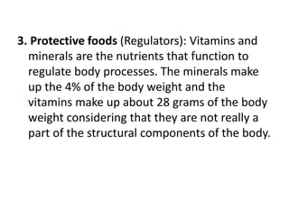 Nutrients classification | PPTX