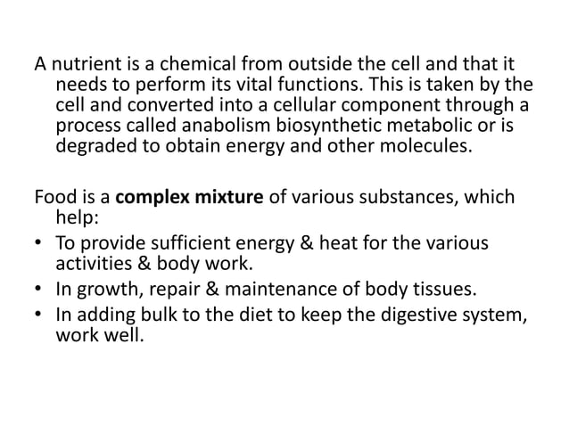 Nutrients classification | PPTX | Healthy Cooking and Eating | Food & Drink