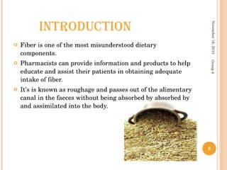 Nutrients (fiber) | PDF