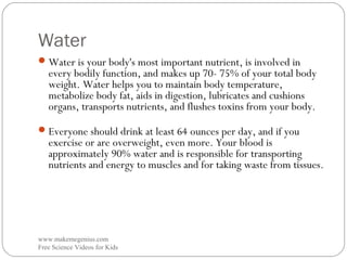 Nutrients & nutrition | PPT