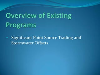 The Use of Nutrient Credits in Virginia