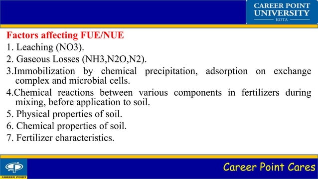 Nutrient use efficiency | PPTX
