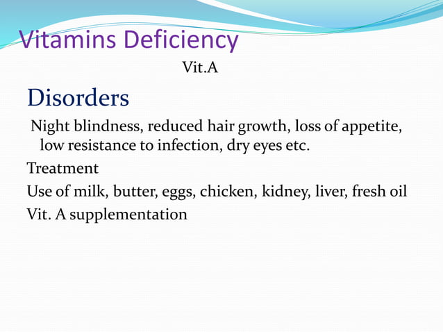 nutritional deficiency disorders in human | PPTX