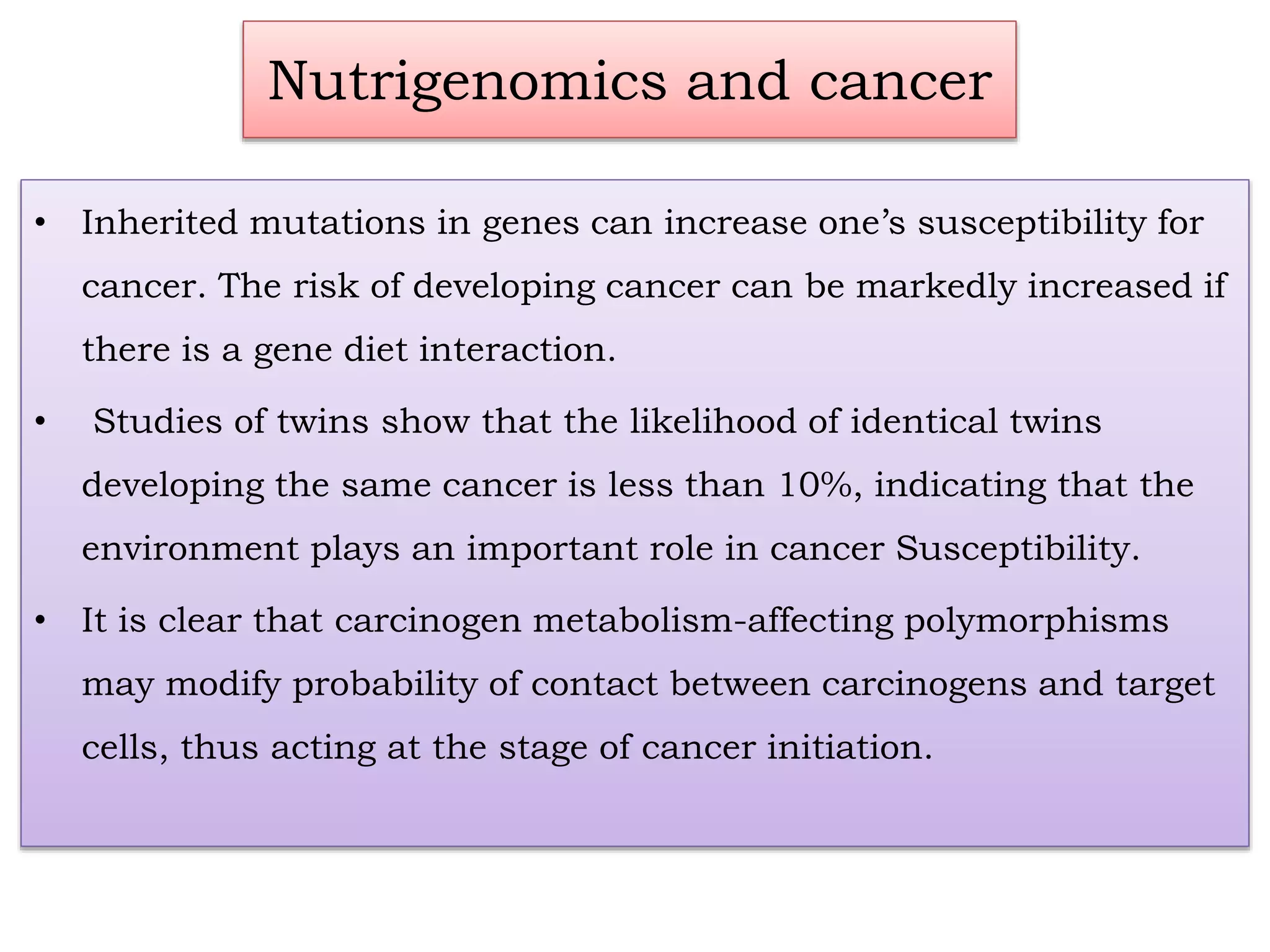 Nutrigenomics | PPTX