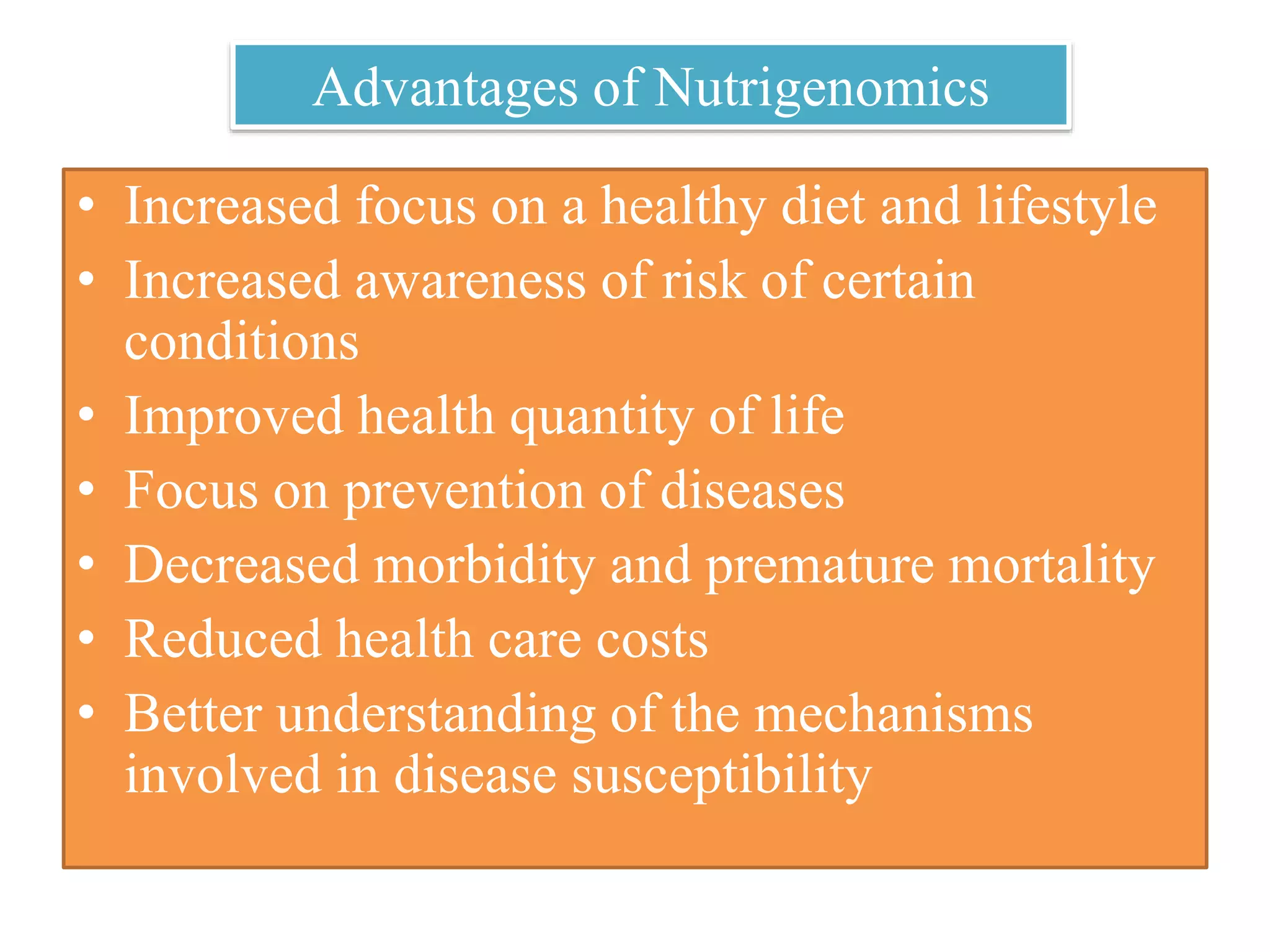Nutrigenomics | PPTX