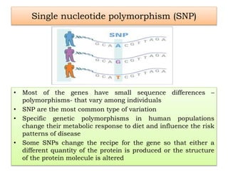 Nutrigenomics | PPTX