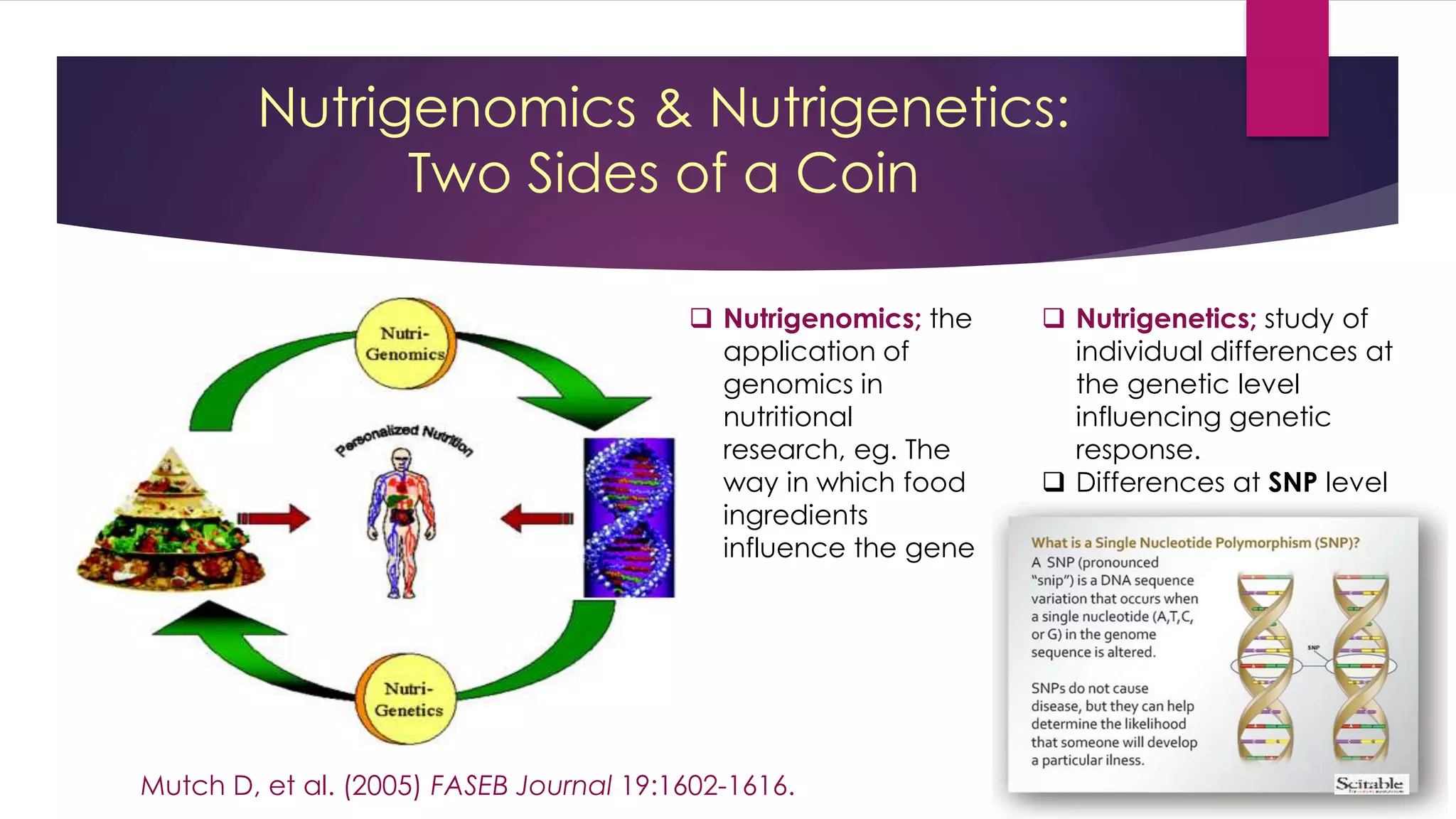 Nutrigenomics | PPTX
