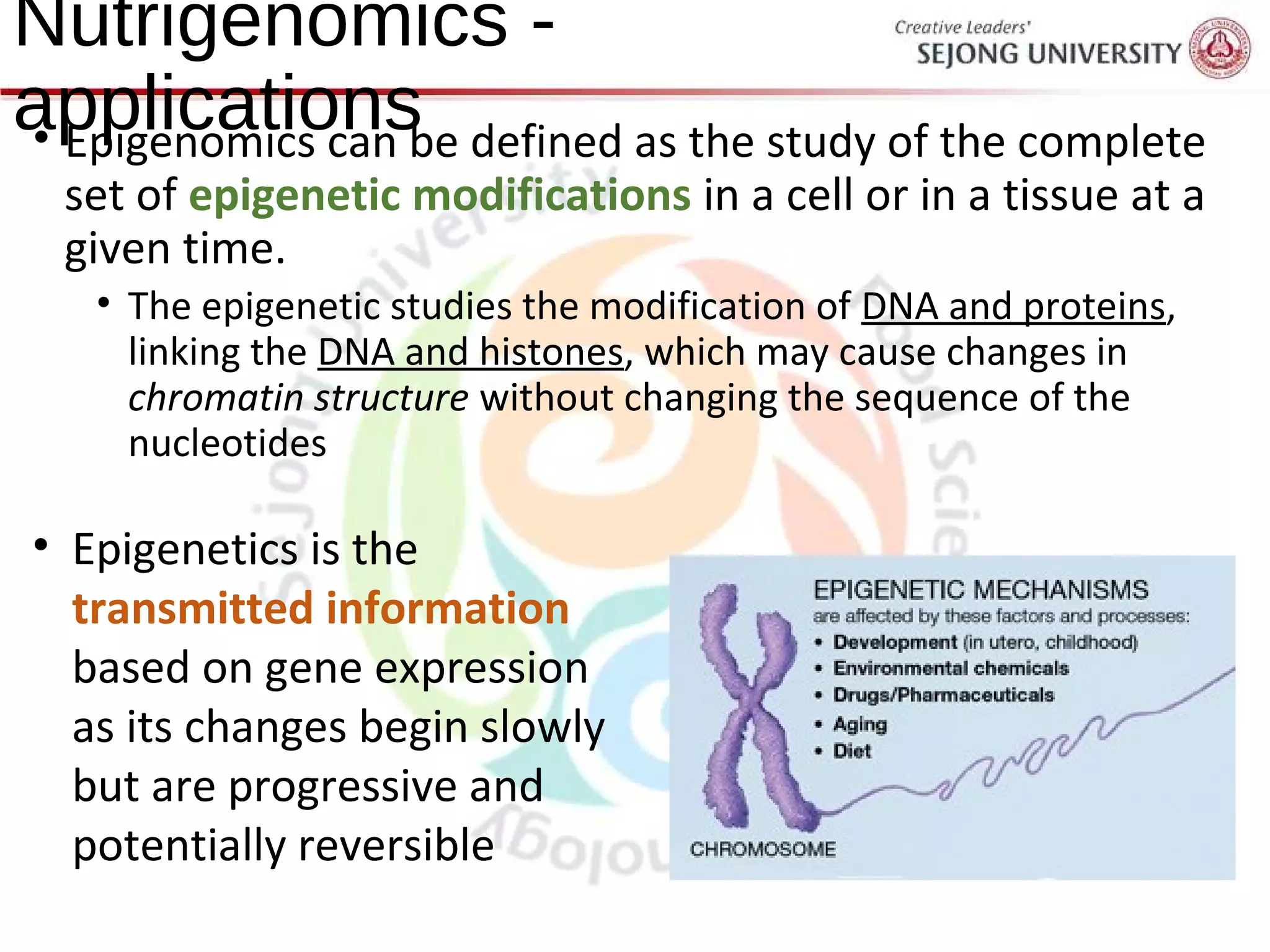 Nutrigenomics | PPT
