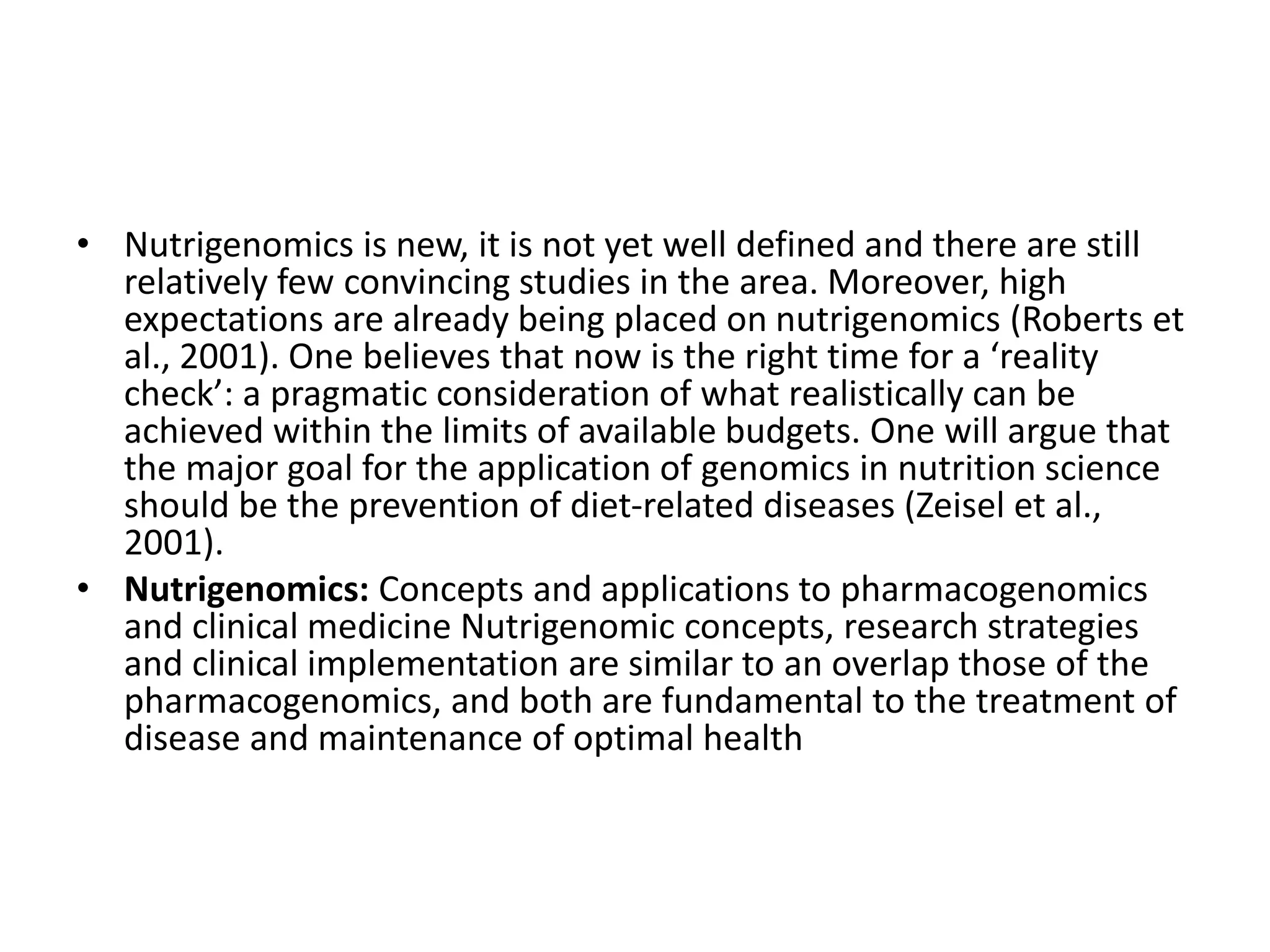 Nutrigenomics | PPTX