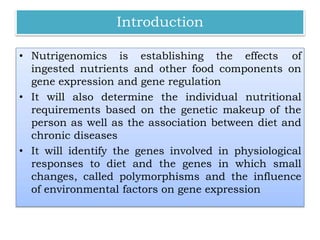 Nutrigenomics | PDF