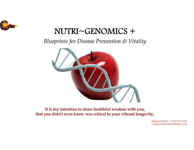 Nutrigenomics mod1 | PPT