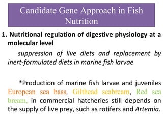 Nutrigenomics imerging face of aquaculture nutrition | PPT