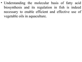 Nutrigenomics imerging face of aquaculture nutrition | PPT