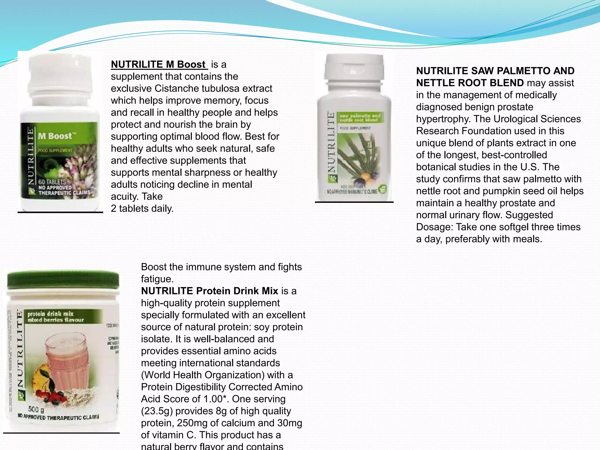 Nutrilite3 | PPTX