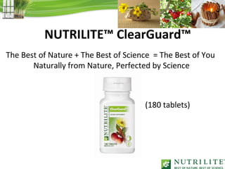 Nutrilite™ Clear Guard (E) | PPT