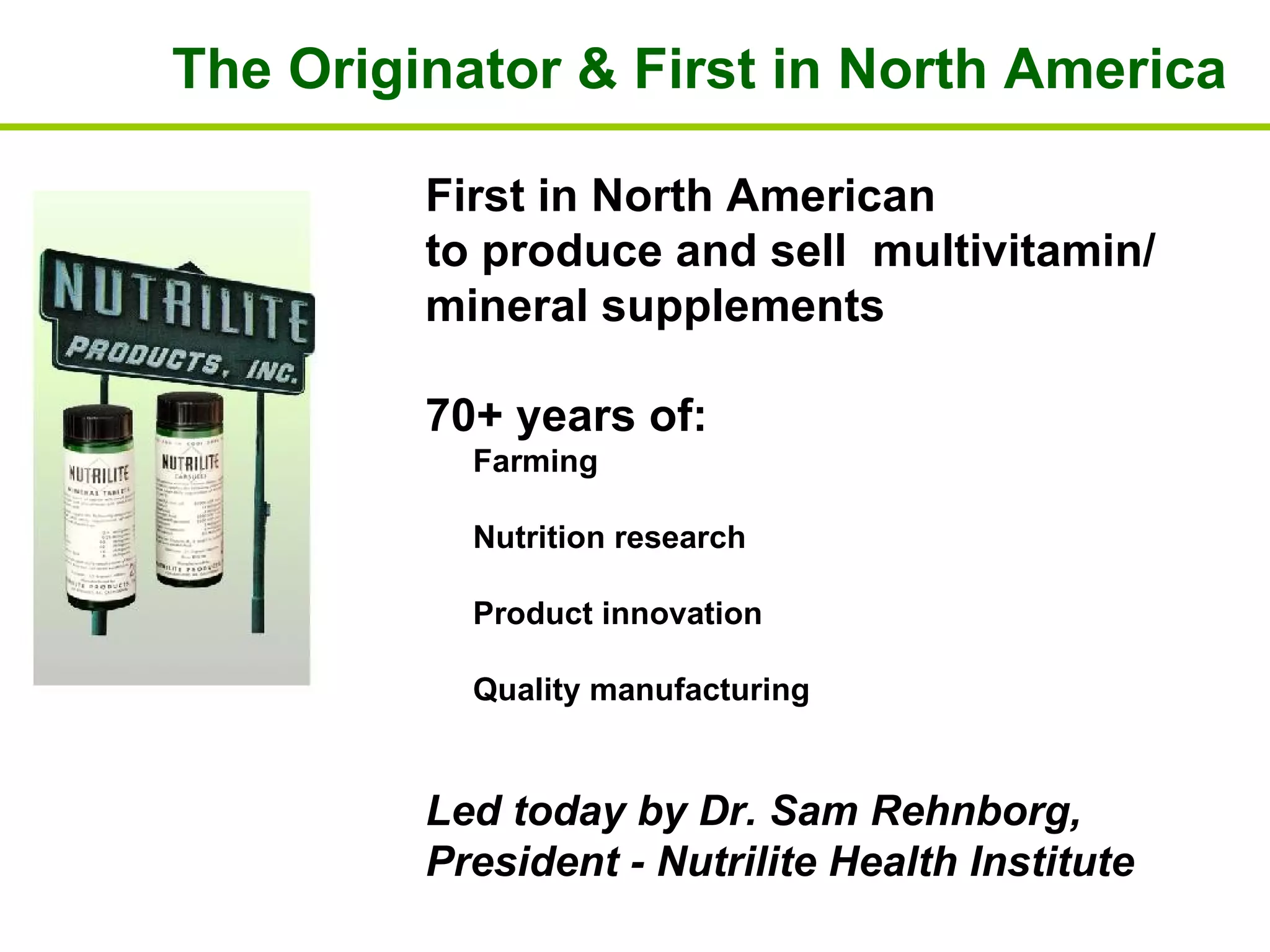 Nutrilite Farm D N A | PPT