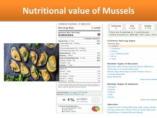 Nutrional value of major fin fishes &shell fishes and Importance in ...