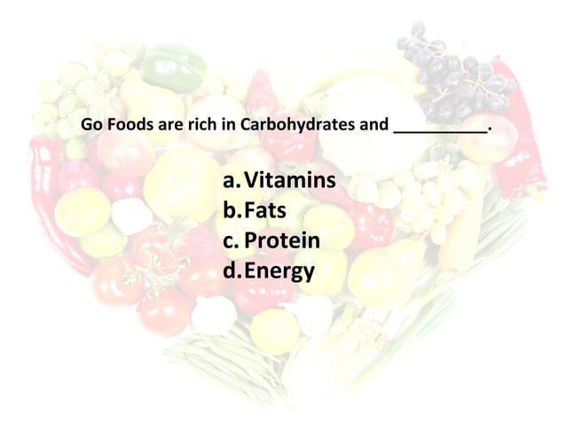 Nutri quiz | PPT | Healthy Cooking and Eating | Food & Drink