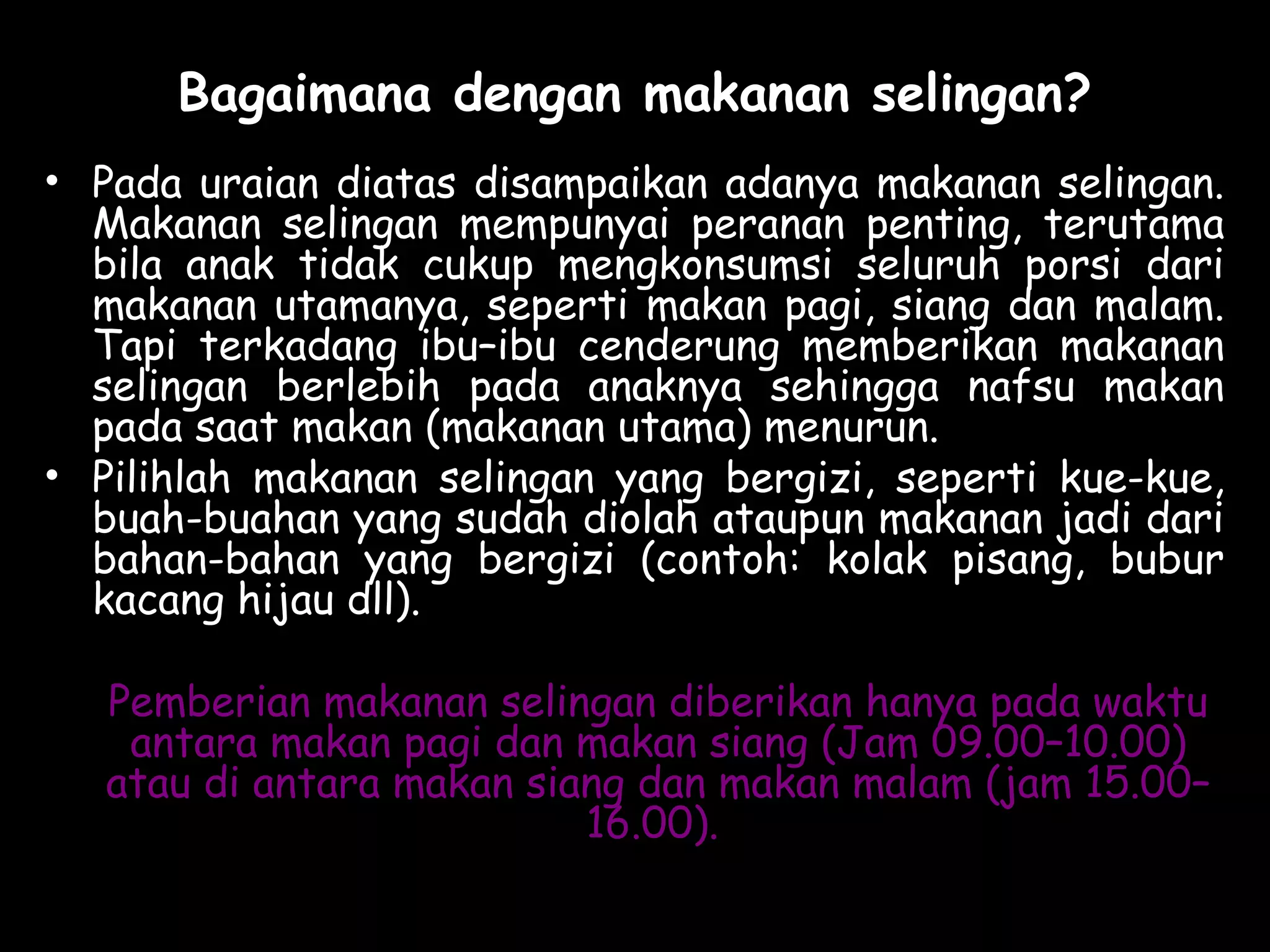 Nutrisi anak balita | PPT