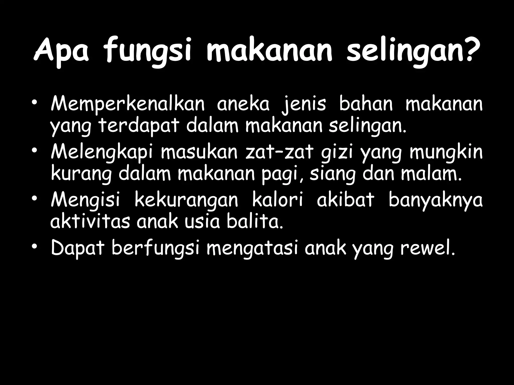 Nutrisi anak balita | PPT