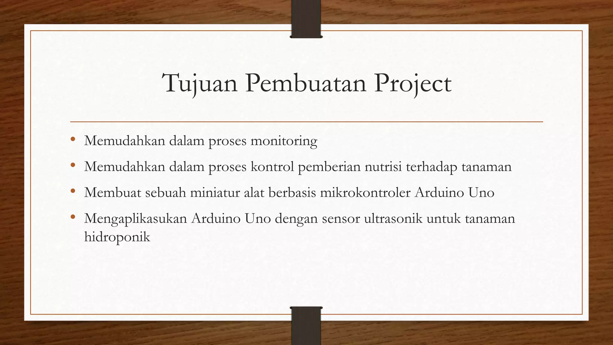 Monitoring dan Nutrisi Otomstis untuk Tanaman Hidroponik Berbasis ...
