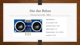 Monitoring dan Nutrisi Otomstis untuk Tanaman Hidroponik Berbasis Mikrokontroler(Arduino Uno) | PPTX