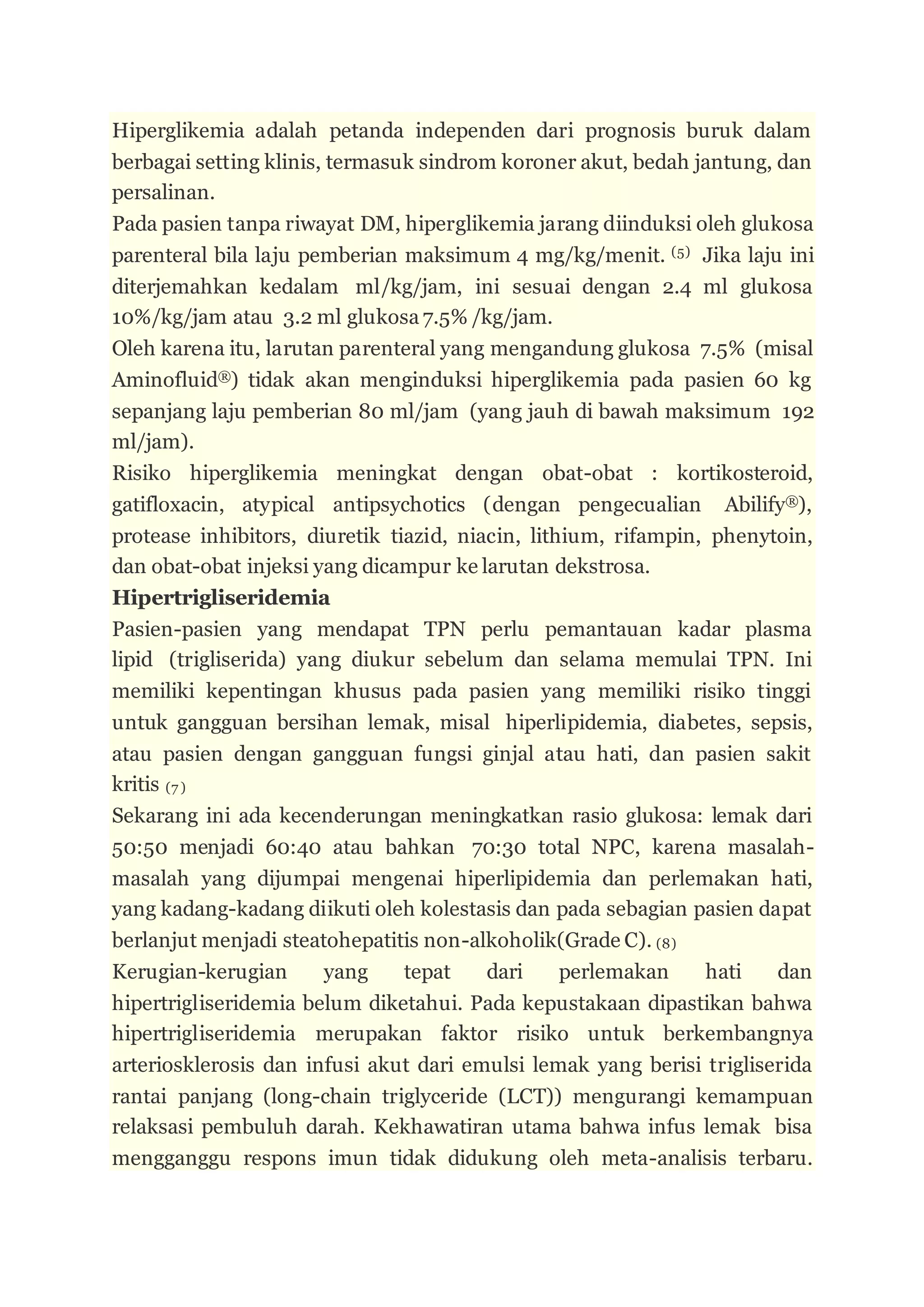 Nutrisi parenteral | DOCX